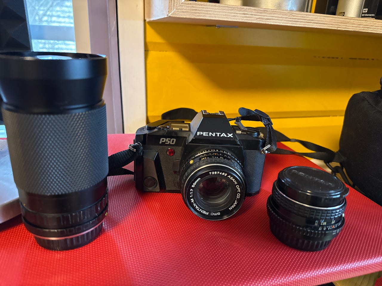 Pentax P50 med 3 objektiver | FINN-torget