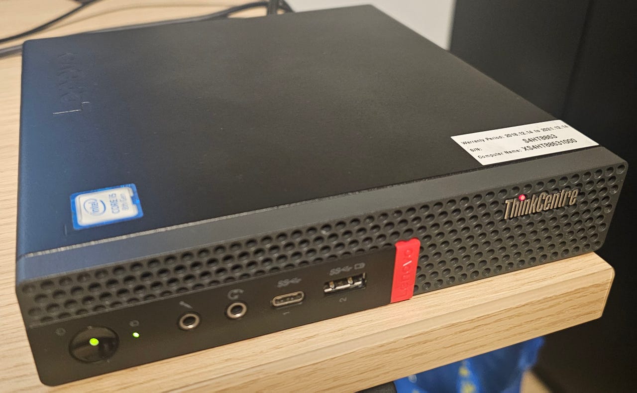 Lenovo ThinkCentre M920q Mikro-PC, i5-8500T (8th gen) 16GB / 256GB m2 ...