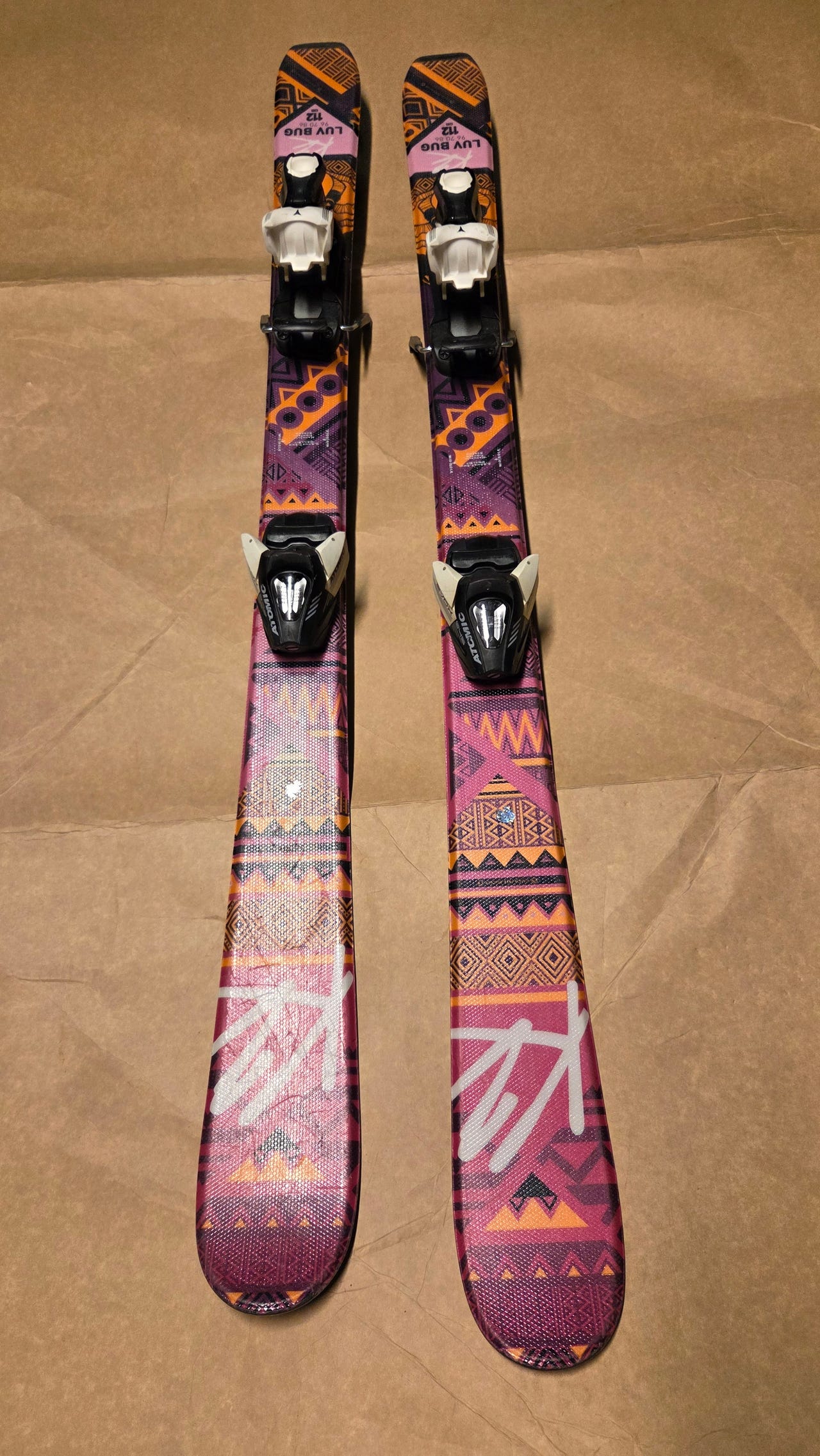 K2 LUV BUG alpint, slalom, carving, barn ski 112cm | FINN-torget