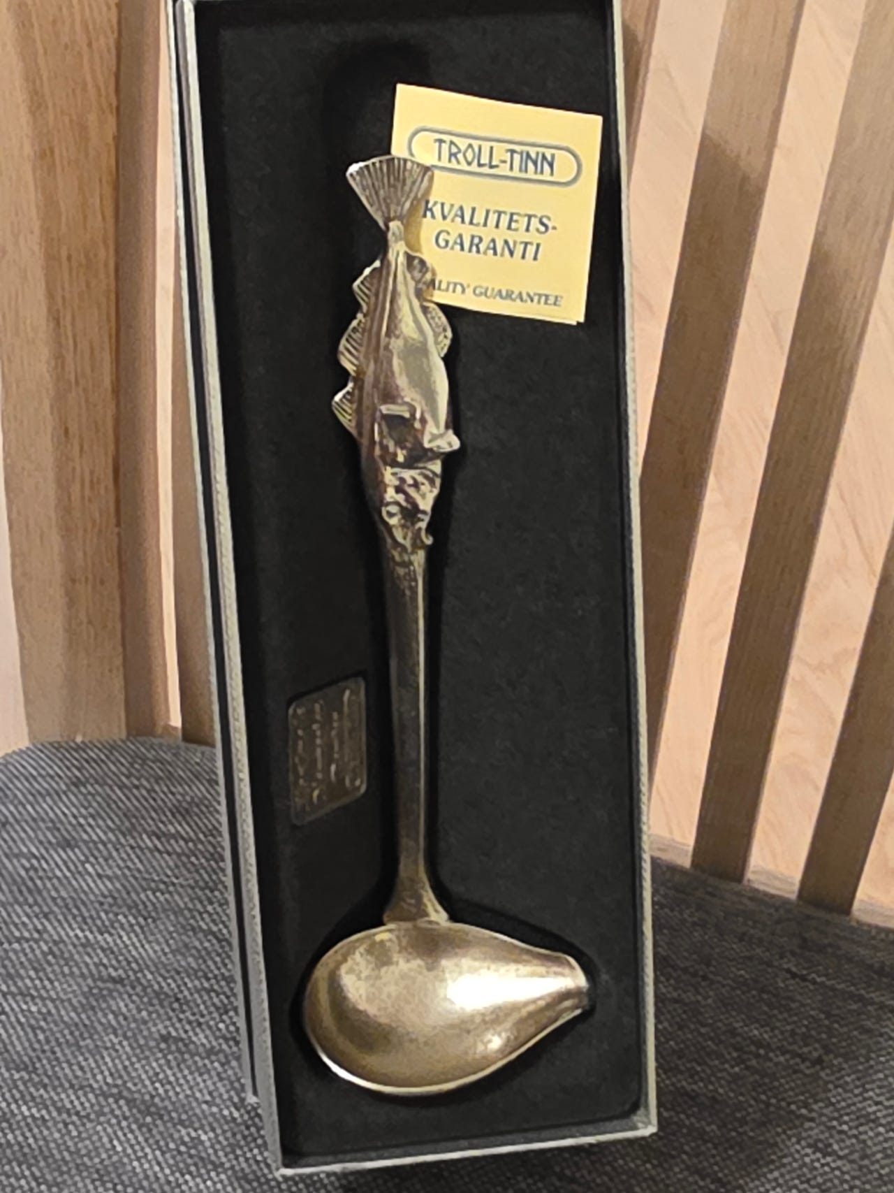 Vintage sauseskje fra Troll-Tinn | FINN-torget