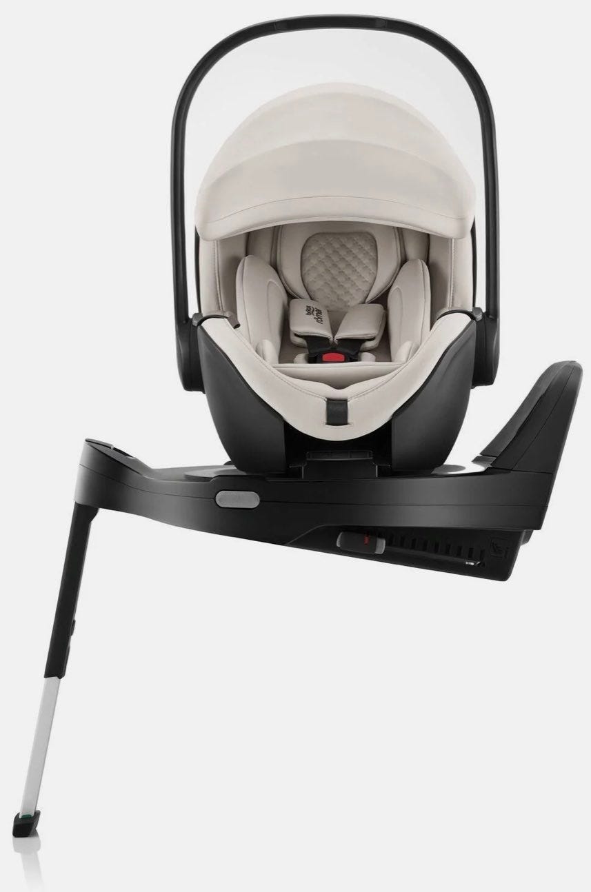 Britax Baby-Safe Pro Roterbar Babystol med base, Lux Soft Taupe | FINN ...