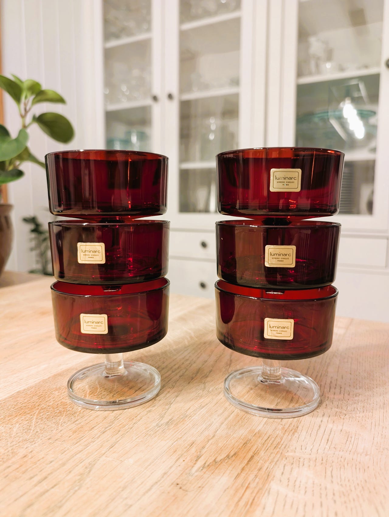 6 meget pene eksemplarer av Luminarc glass/skåler | FINN-torget