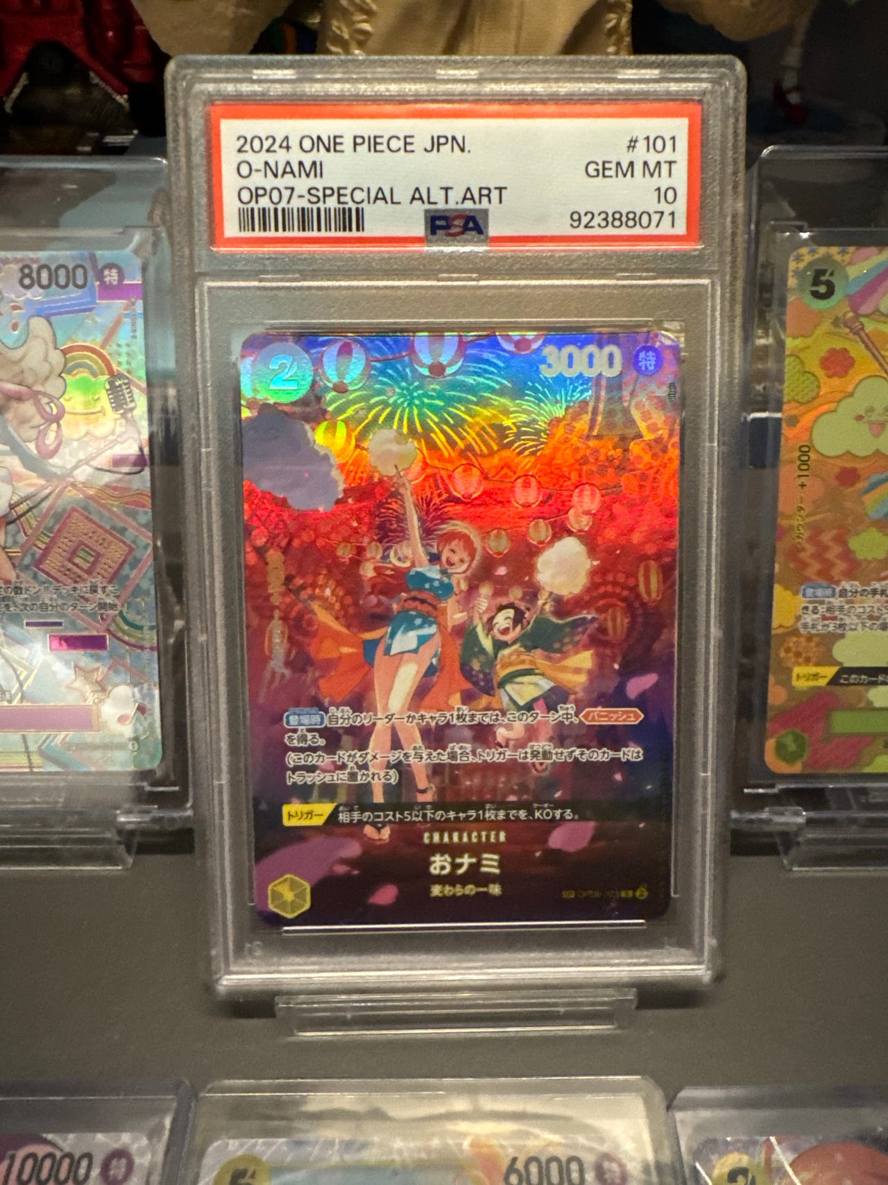 One Piece PSA10 O-Nami SP Rare 2024 OP06-101 Japansk | FINN-torget