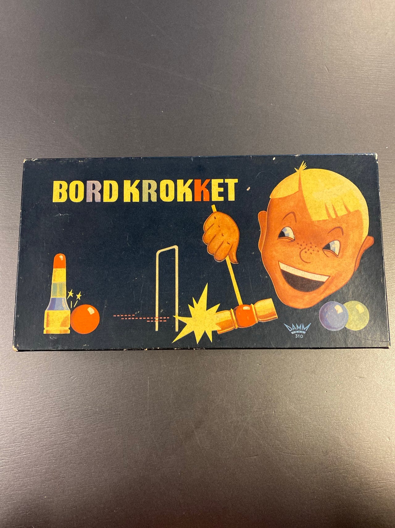 Bord Krokket Brettspill Med Treklubber og Kuler | FINN-torget