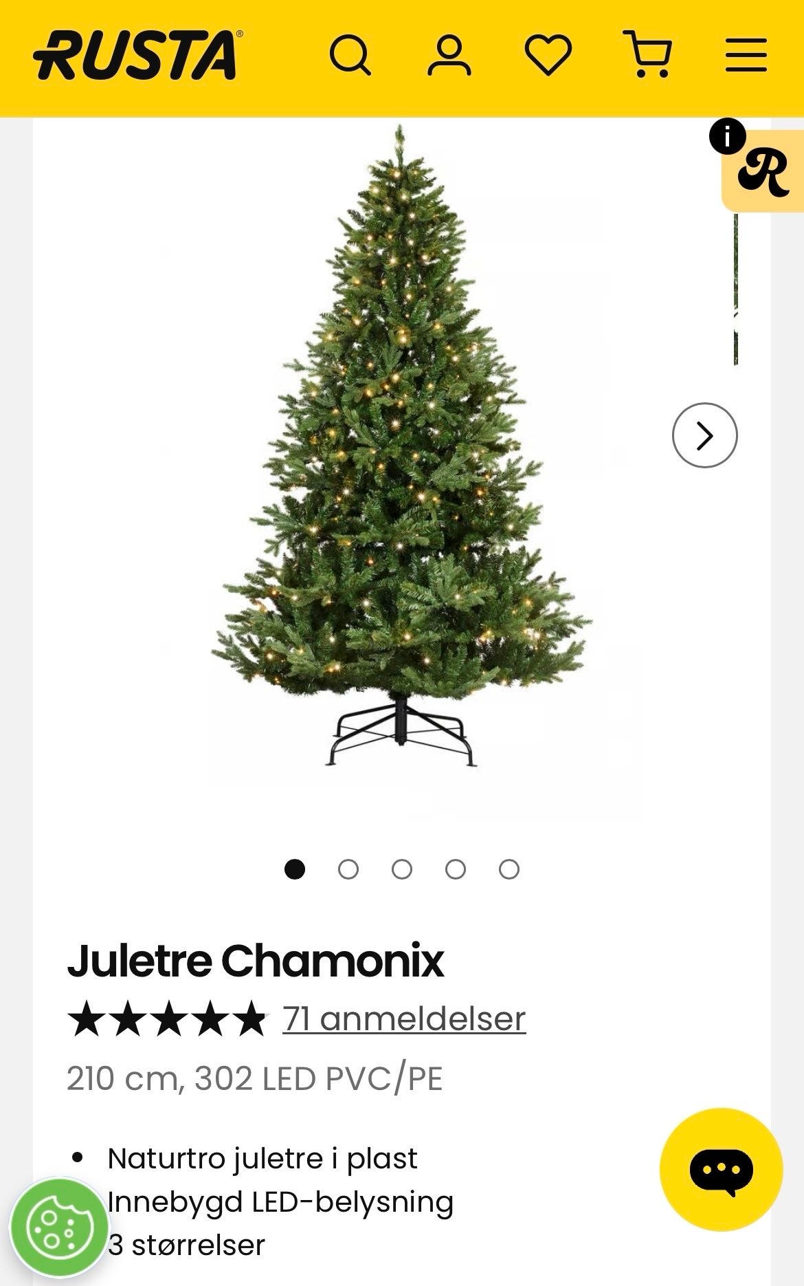 Chamonix juletre fra Rusta | FINN-torget