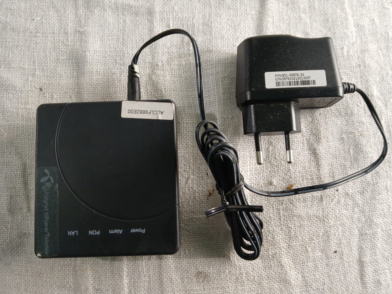 Nokia G-010G-R GPON modem (Telenor) med strømforsyning | FINN-torget