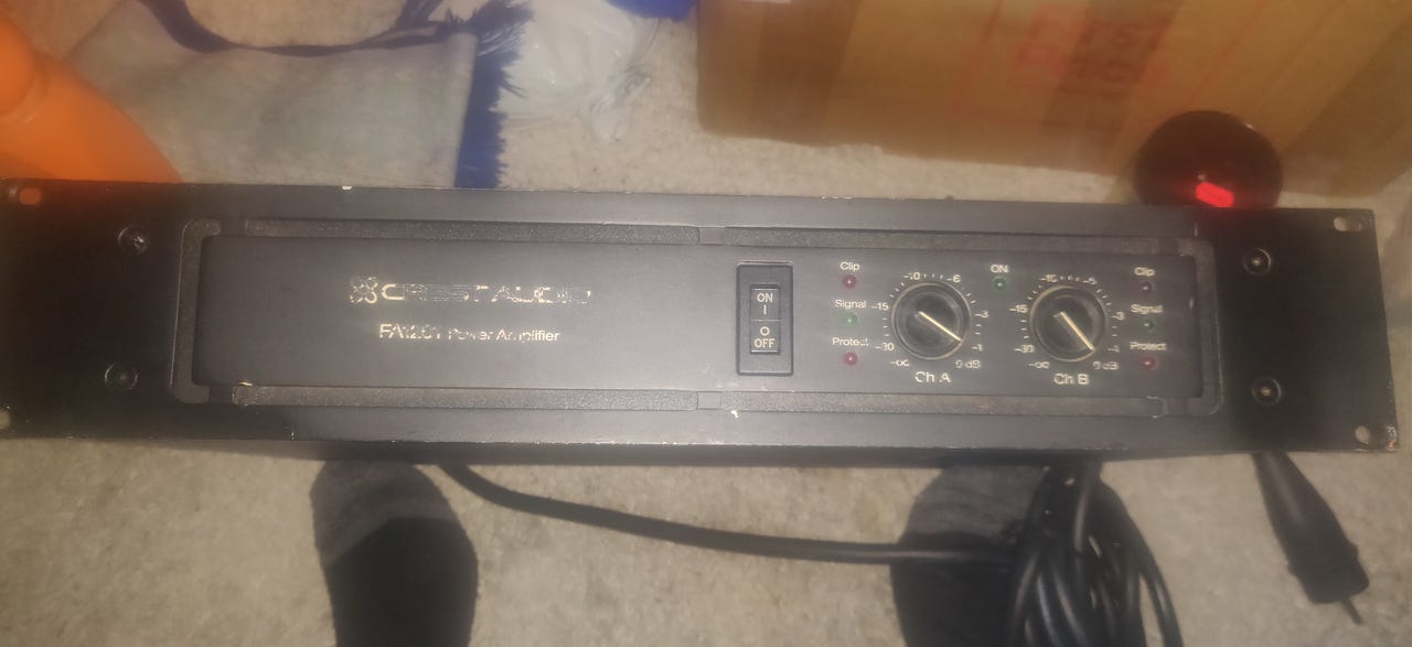 Crest audio fa 1201 amplifier til salg | FINN-torget