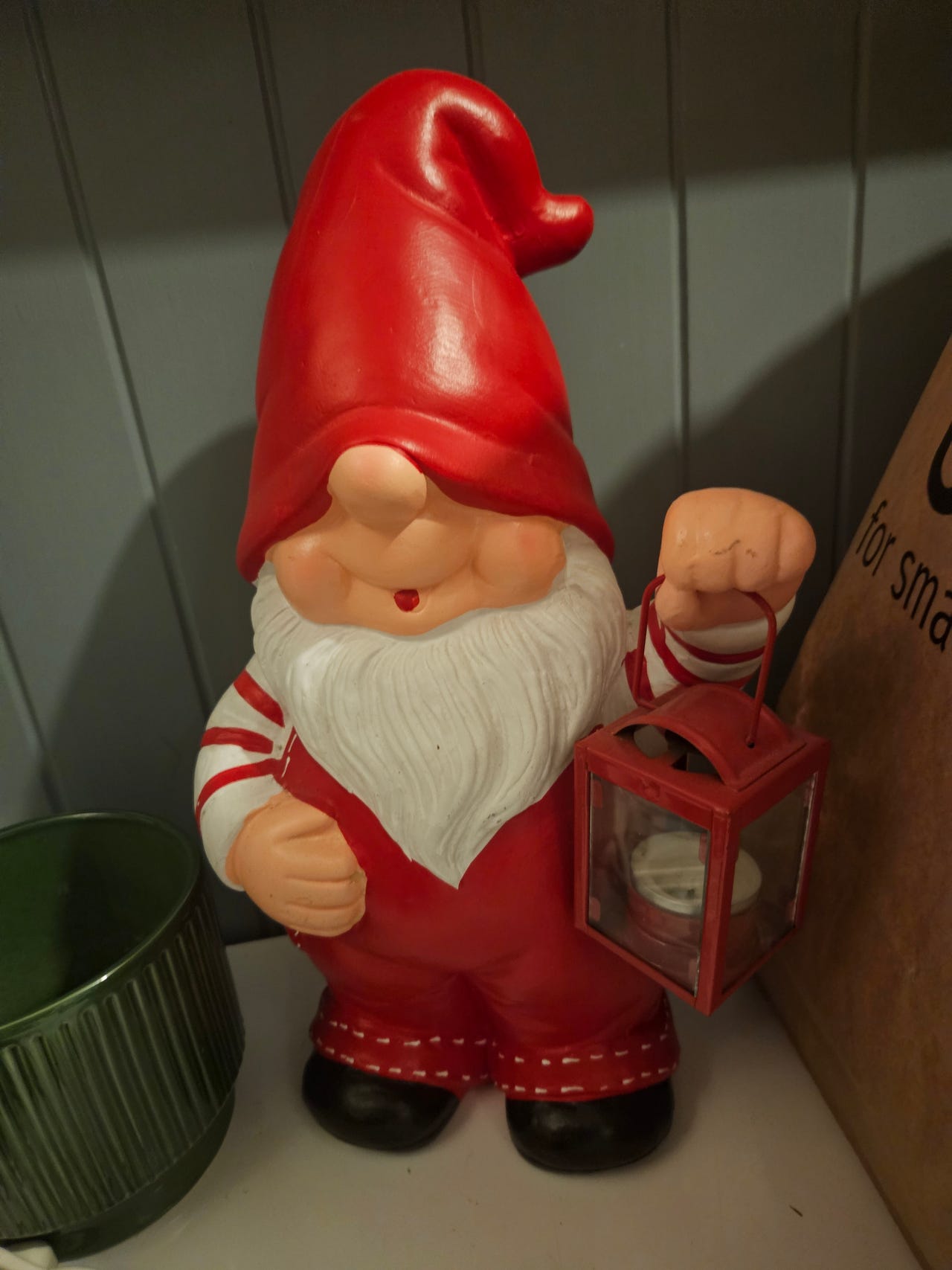 Stor Nisse med lykt | FINN-torget