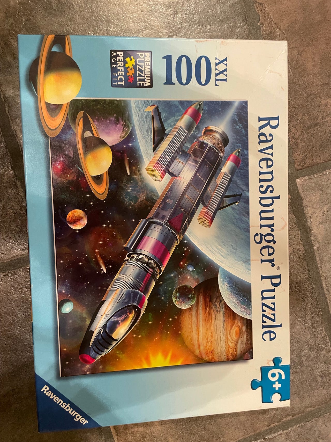 Ravensburger Puzzle Romskip 100 XXL biter (No. 12 939 3) | FINN-torget