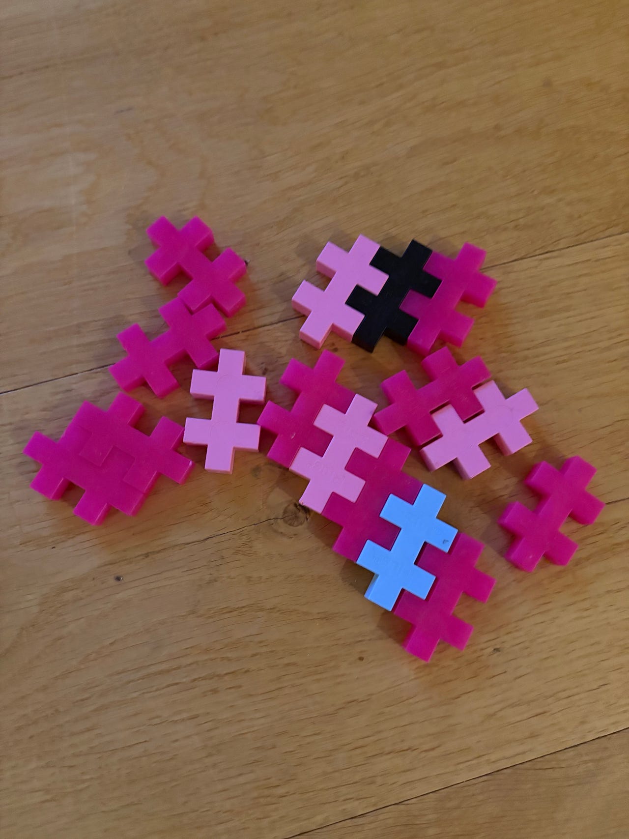 Plus Plus Store byggeklosser rosa | FINN-torget
