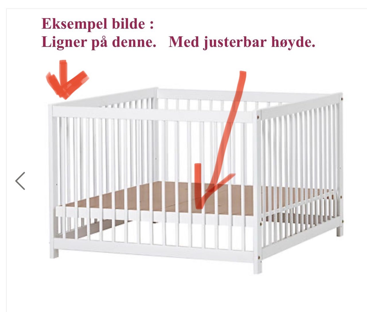 Fine tre Lekegrind - kvadratisk - fra Basson Baby - Transport mulig ...
