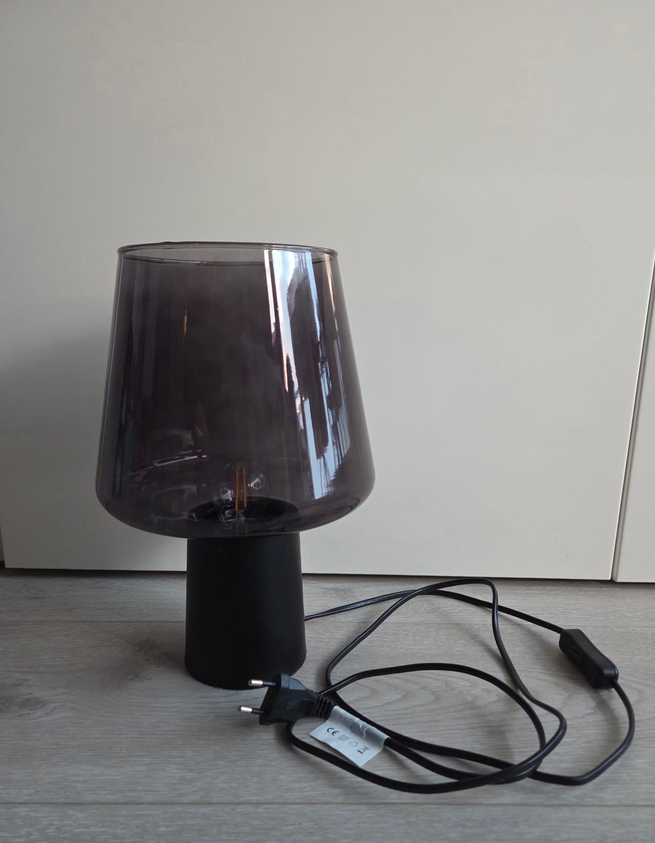 Lampe i sotet glass | FINN-torget