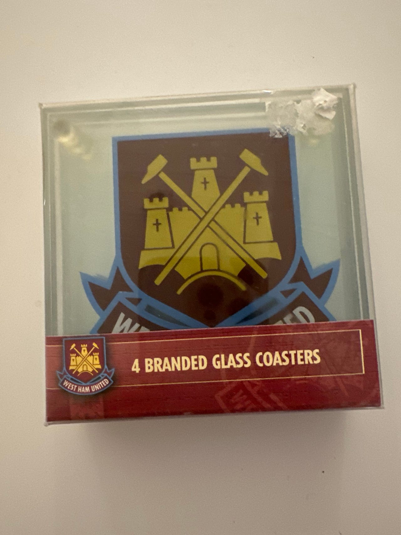 West Ham United Glass Coasters 4-pack | FINN-torget