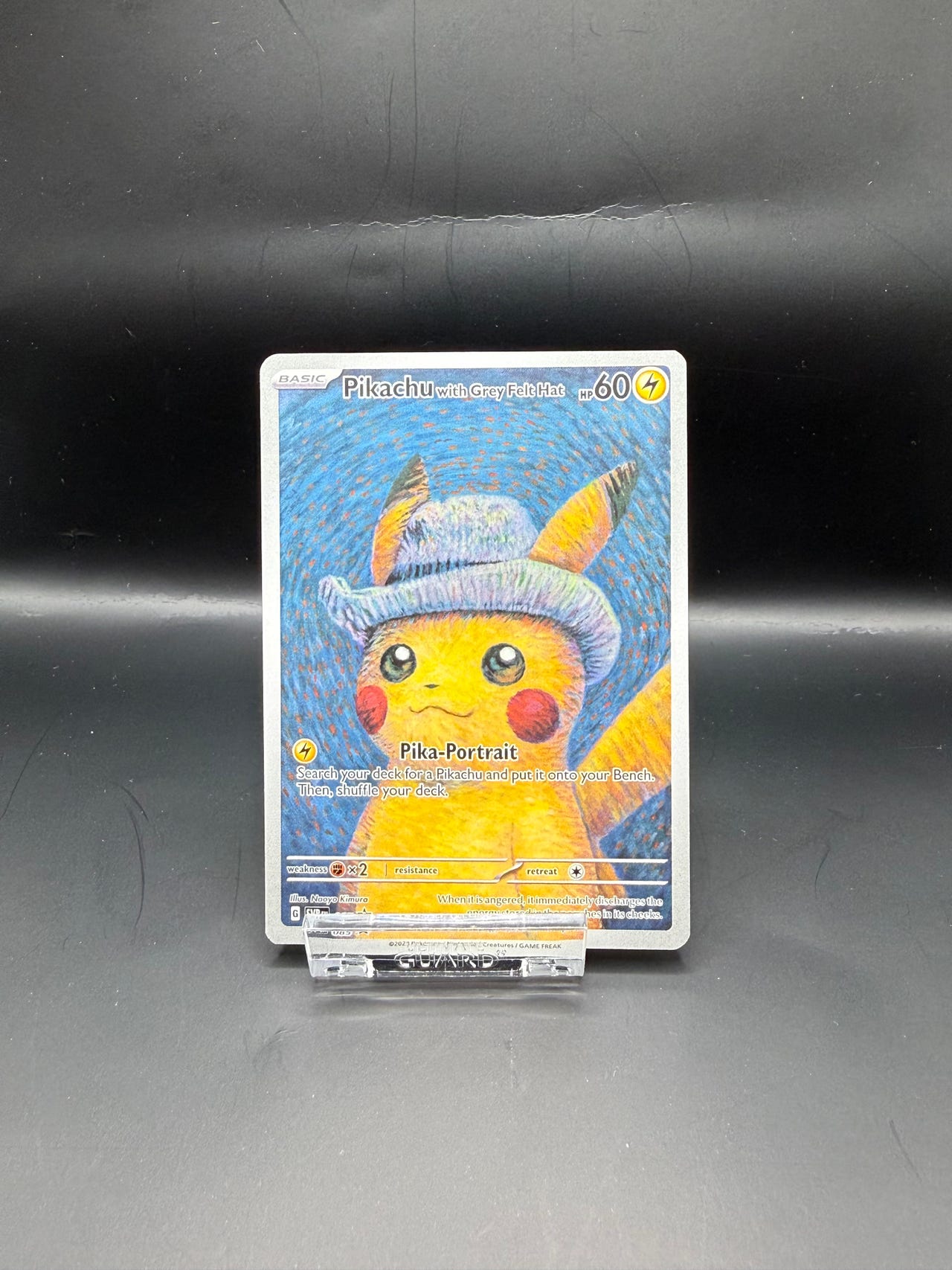 Pikachu with Grey Felt Hat (Van Gogh Pikachu) | FINN-torget