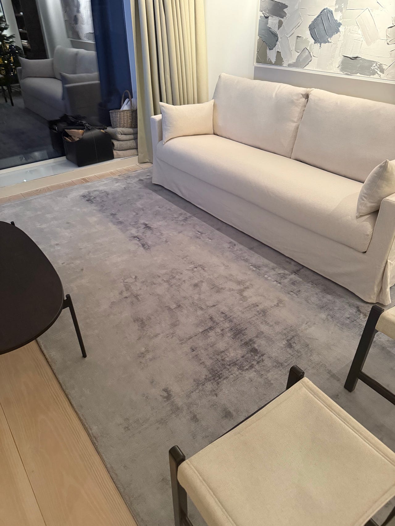 Teppe blått velour | FINN-torget