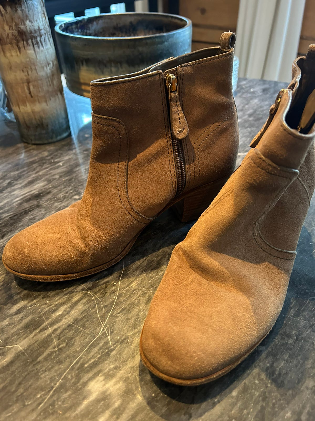 Kate spade beige skolett støvler | FINN-torget