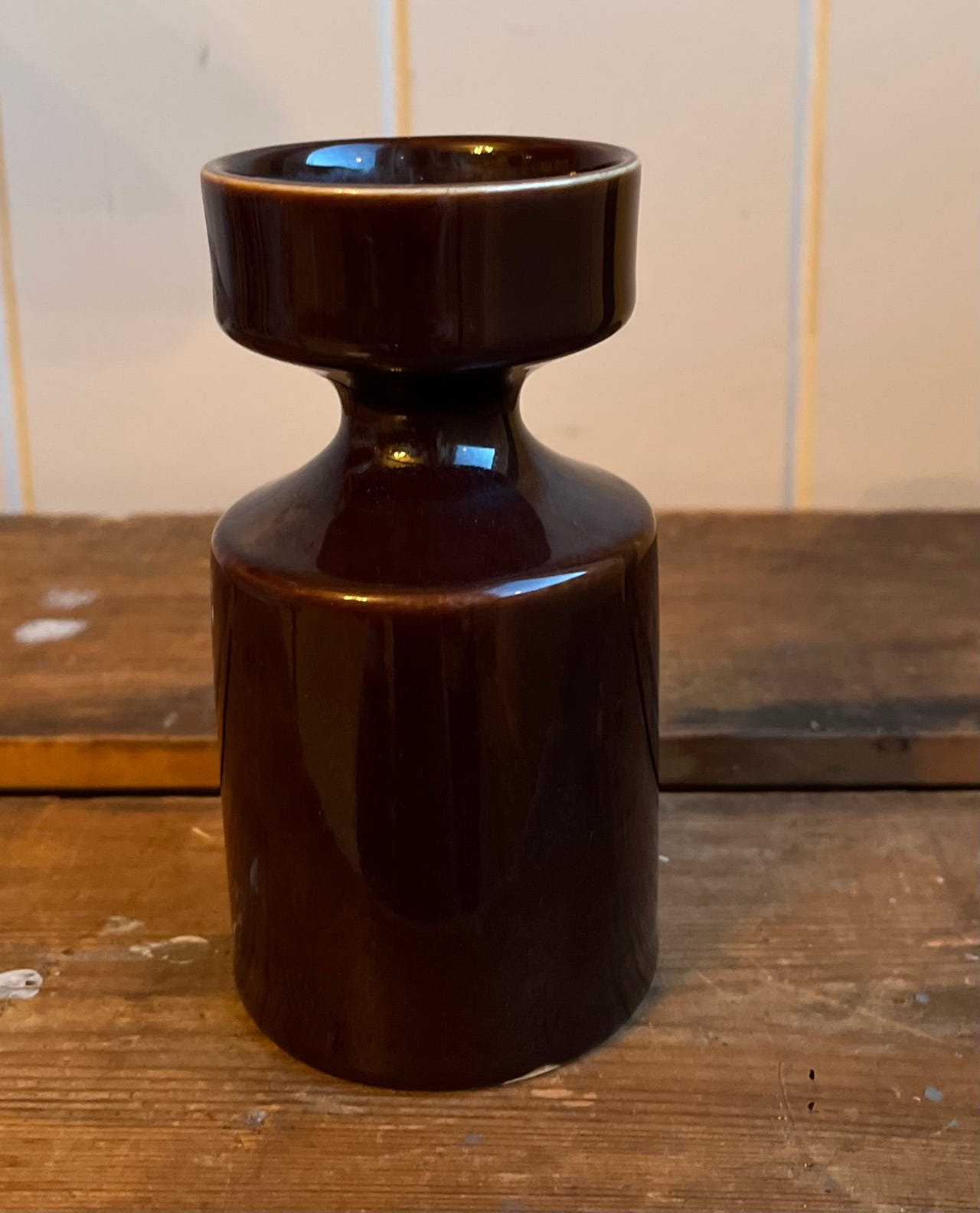 Figgjo Flint Norway retro lysestake/vase -fajanse | FINN-torget