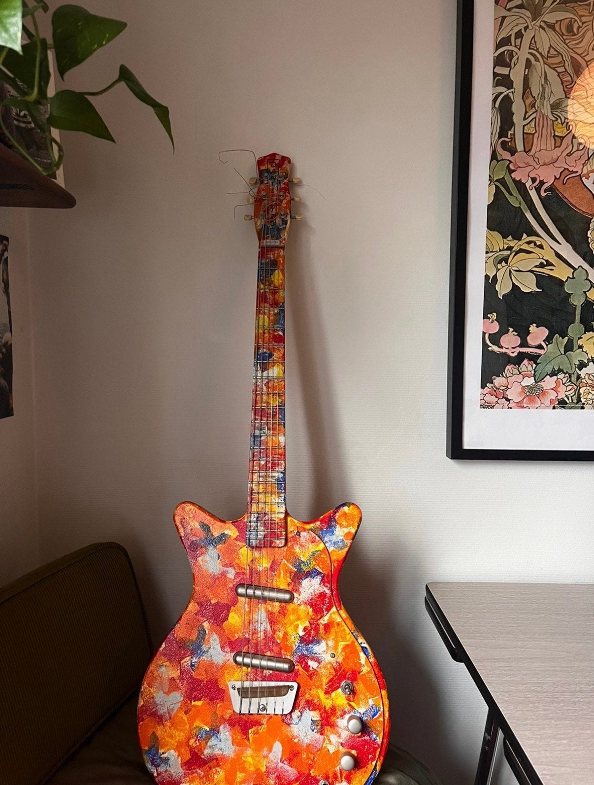 Danelectro DC-59 Elektrisk gitar Psychedelic Eric Clapton | FINN-torget
