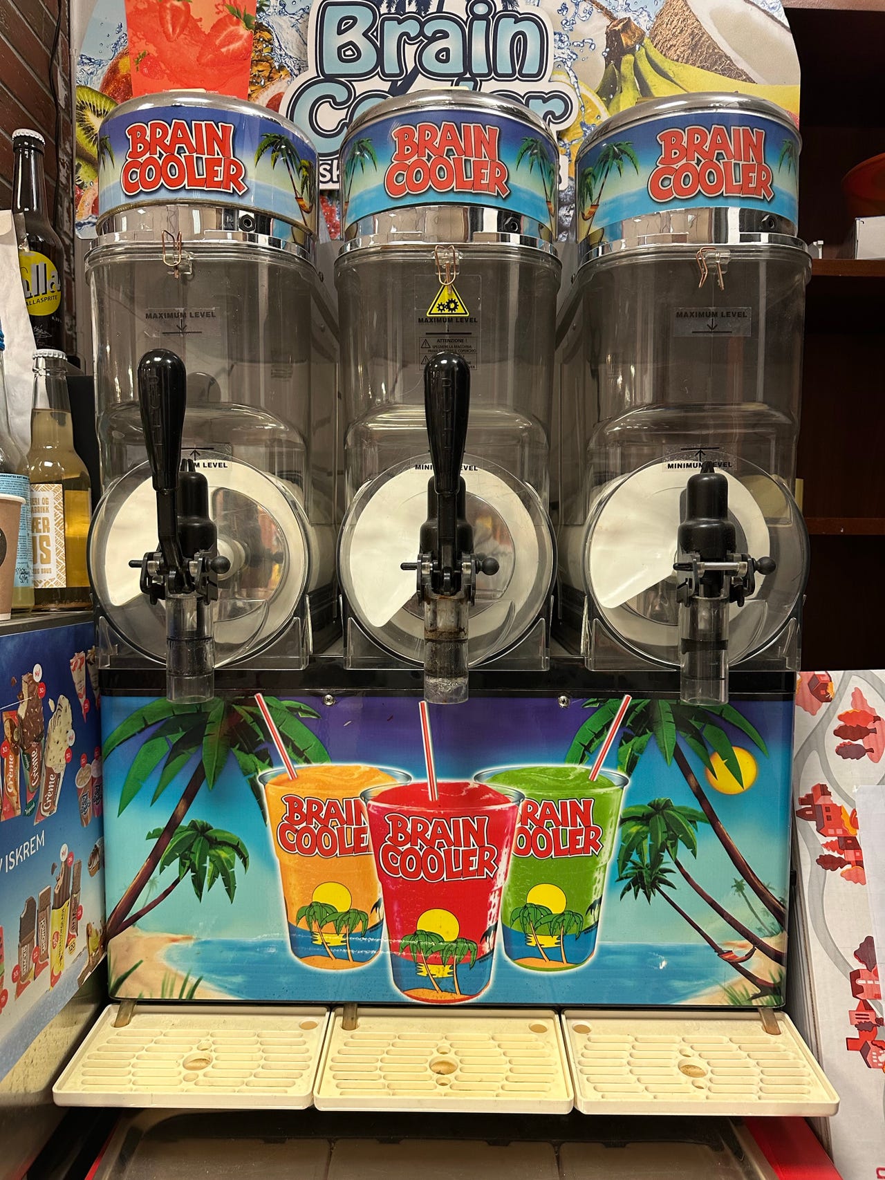Brain Cooler Slushmaskin – 3 beholdere – SELGES RIMELIG | FINN-torget