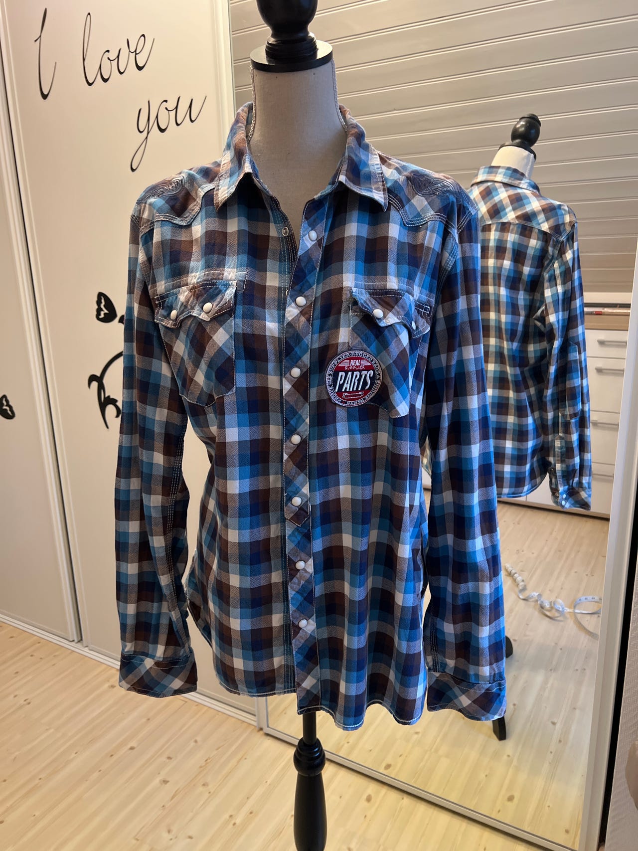 Cowboy skjorte , Henry Choice, XL | FINN-torget