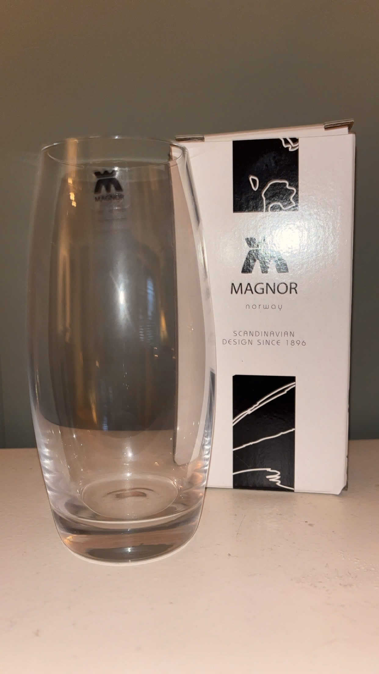 Vannglass fra Magnor Glassverk, 6 stk | FINN-torget