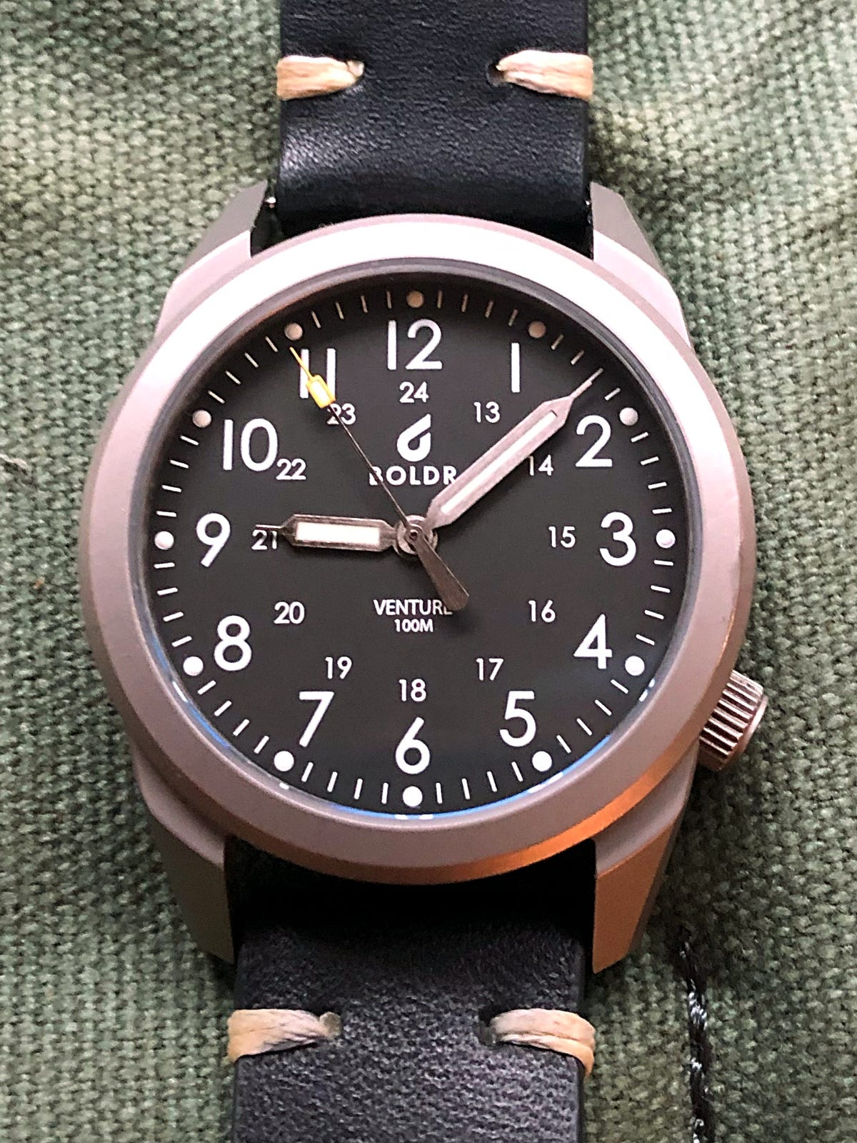 BOLDR Venture klokke – Titanium Quartz Field watch | FINN-torget