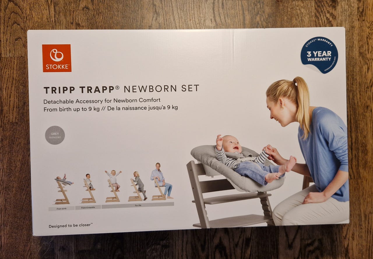 Tripp Trapp® Newborn Set fra Stokke med Leketøyhenger | FINN-torget