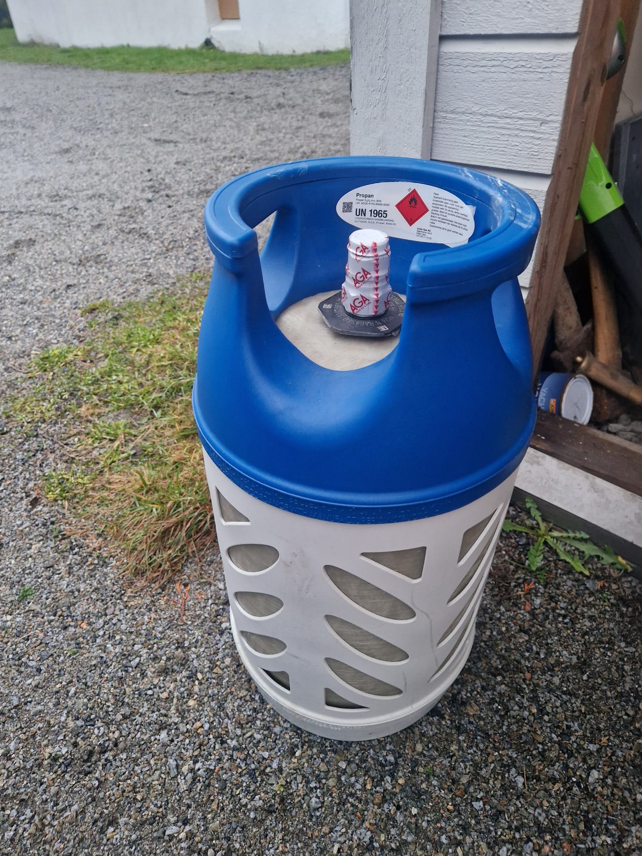 10 kg kompositt gassflaske. Nyfyllt. | FINN-torget