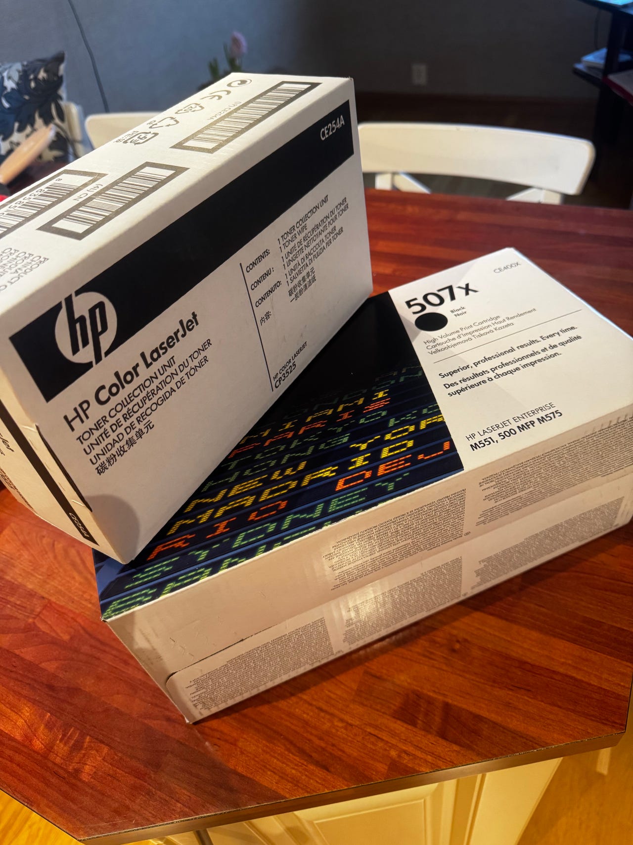 HP 507X sort toner (uåpnet) + bonus: HP CE254A Collection Unit | FINN ...