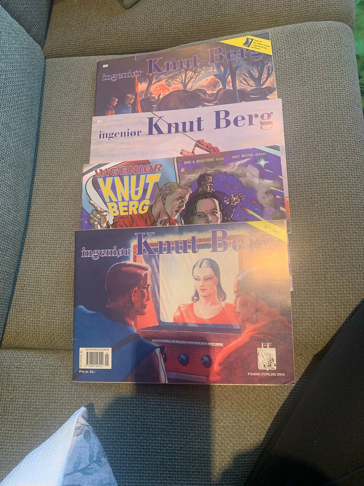 Ingeniør Knut Berg tegneserier samlet 50kr | FINN-torget