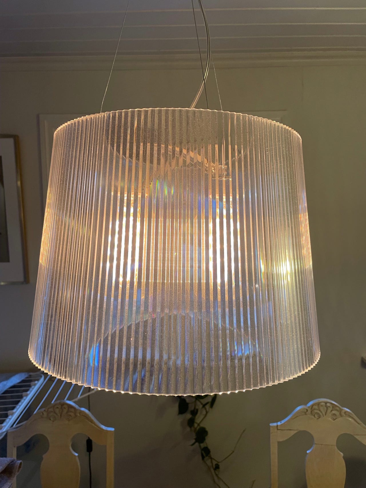 Kartell Ferruccio Laviani taklampe i transparent materiale | FINN-torget