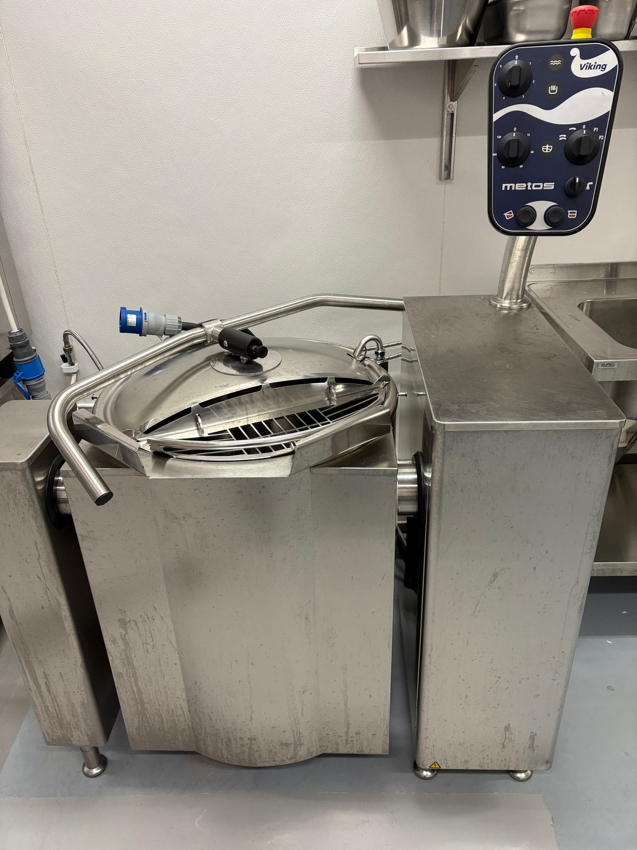 Profesjonell kokegryte Metos Viking 4G100EMSGL 100 liter. 2020 modell ...