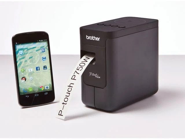 Brother P-touch P750WSP Profesjonell trådløs PC-etikettskriver | FINN ...