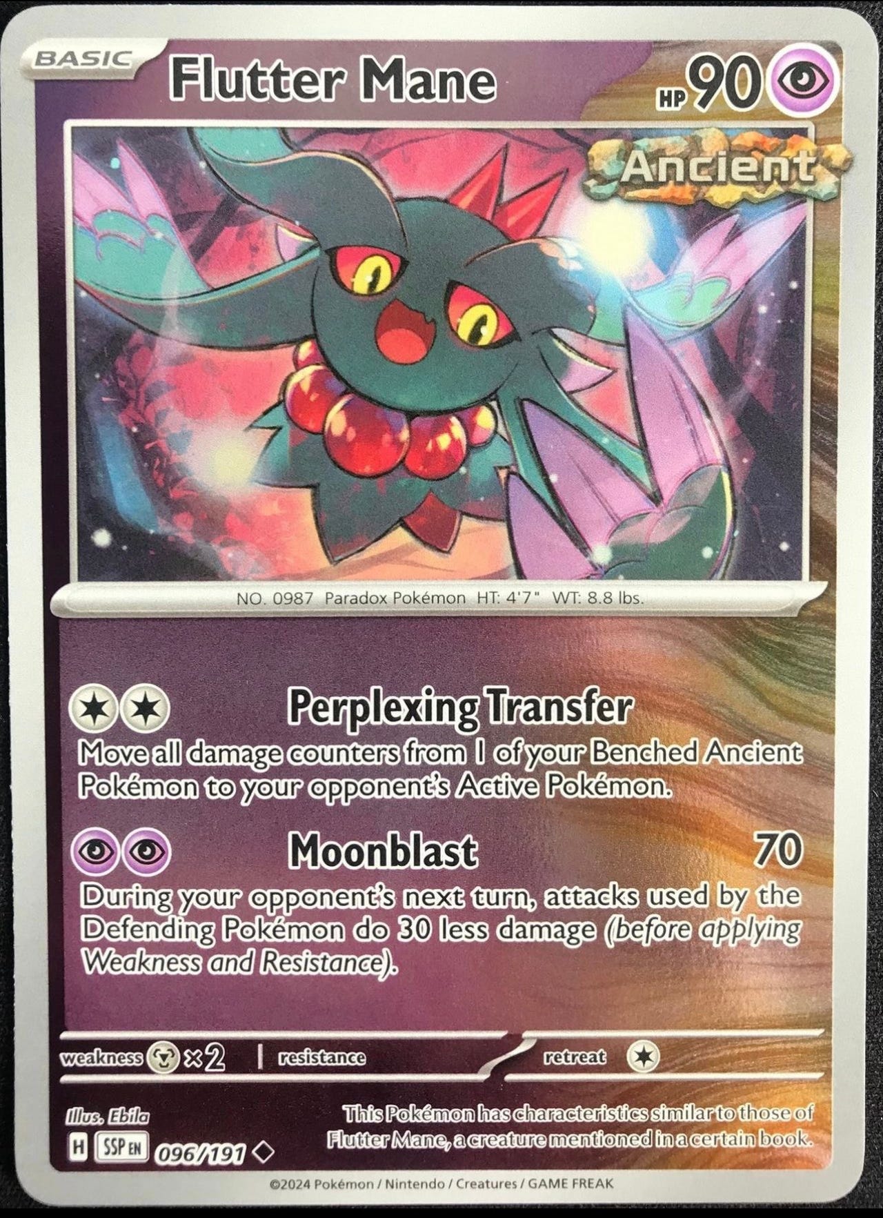 Flutter mane reverse holo pokemonkort | FINN-torget