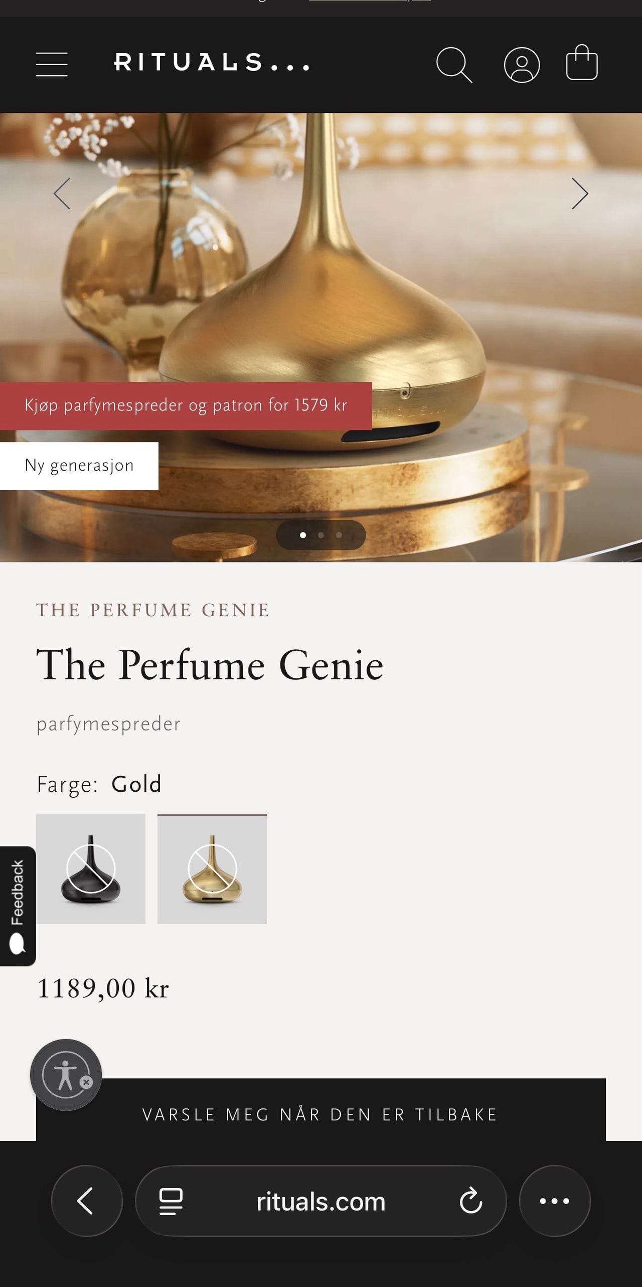 The Perfume Genie fra Rituals | FINN-torget