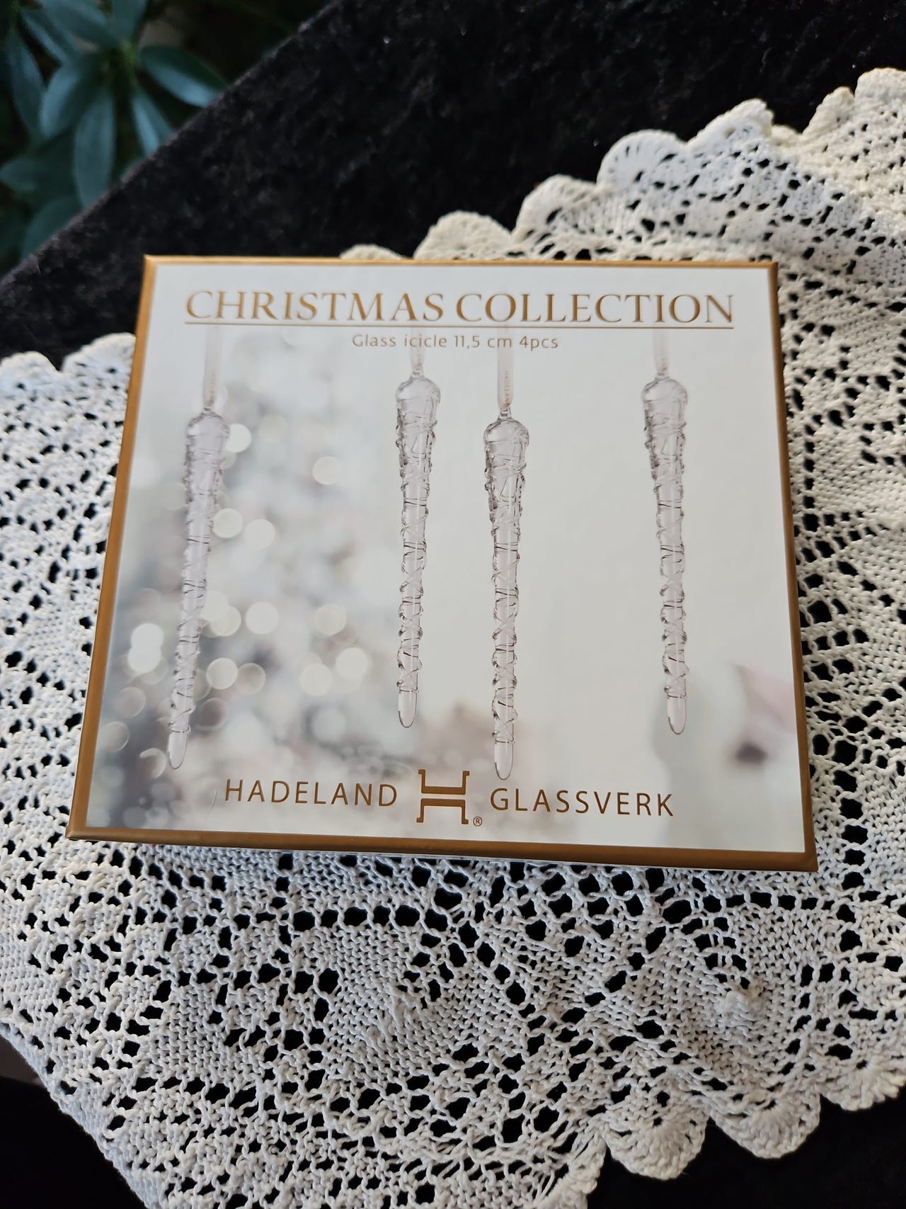 Hadeland Glassverk Christmas Collection Iskrystaller 4-pakning | FINN ...