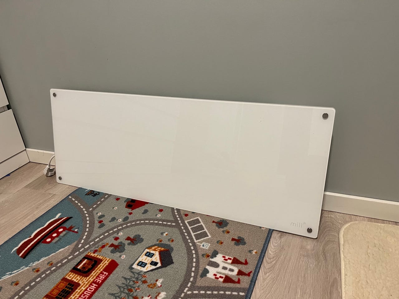 Mill panelovn hvit 1200W | FINN-torget