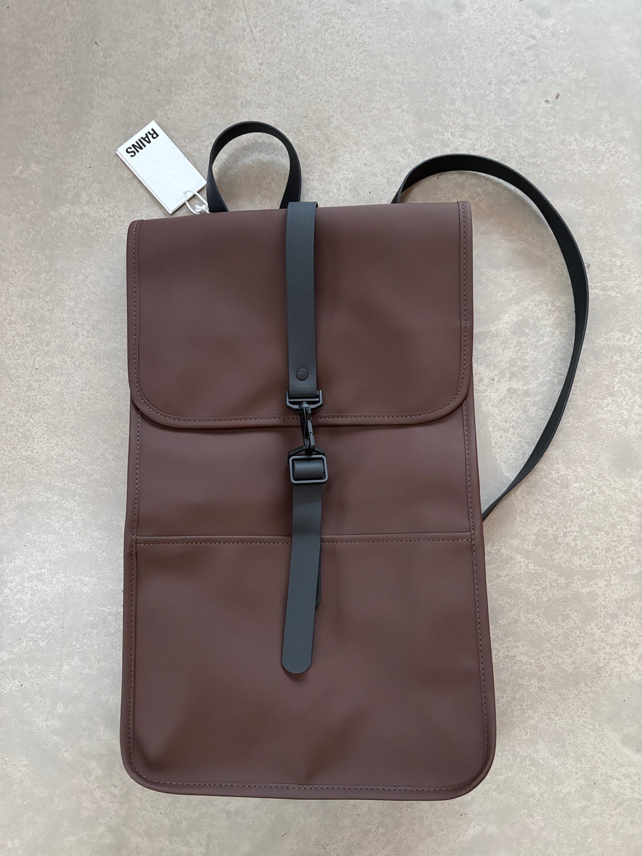 Rains sekk - brun og sort - Ny | FINN-torget