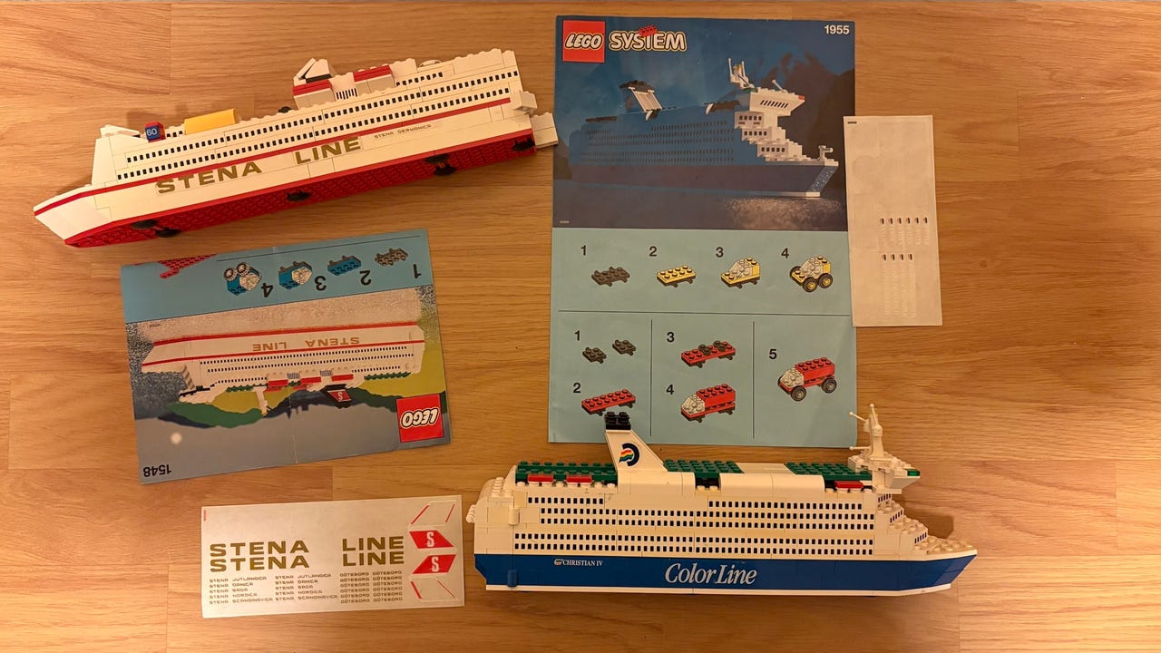 Lego 1955 Color line + Lego 1548 Stena Line | FINN-torget