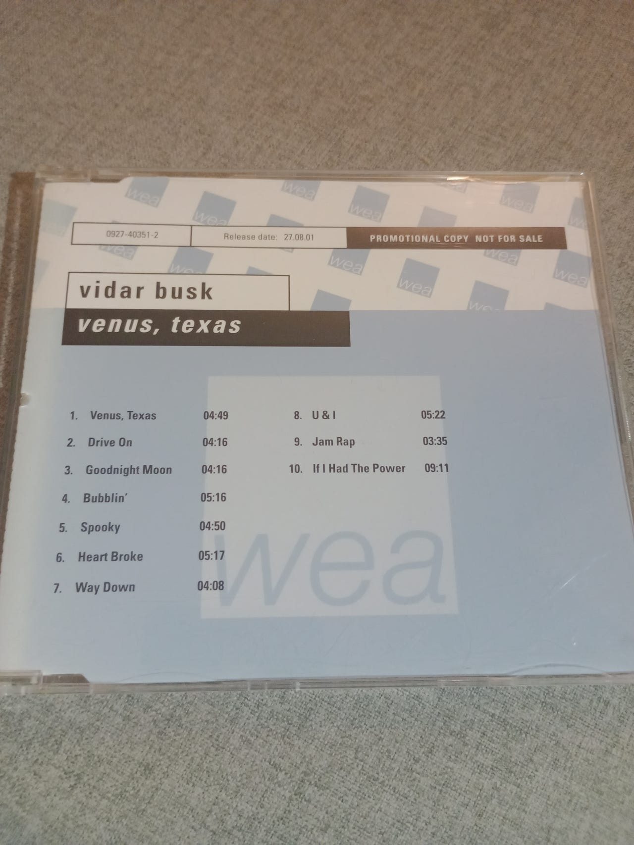 Vidar Busk Venus, Texas CD | FINN-torget