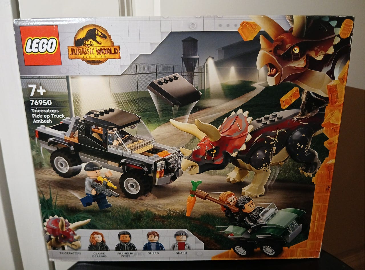 Lego Jurassic World 76950 Triceratops Pick-up Truck Ambush | FINN-torget