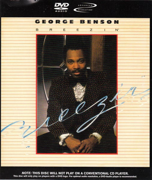 DVD-Audio GEORGE BENSON: "Breezin'" - Warner Archives: 8122-76715-9 ...
