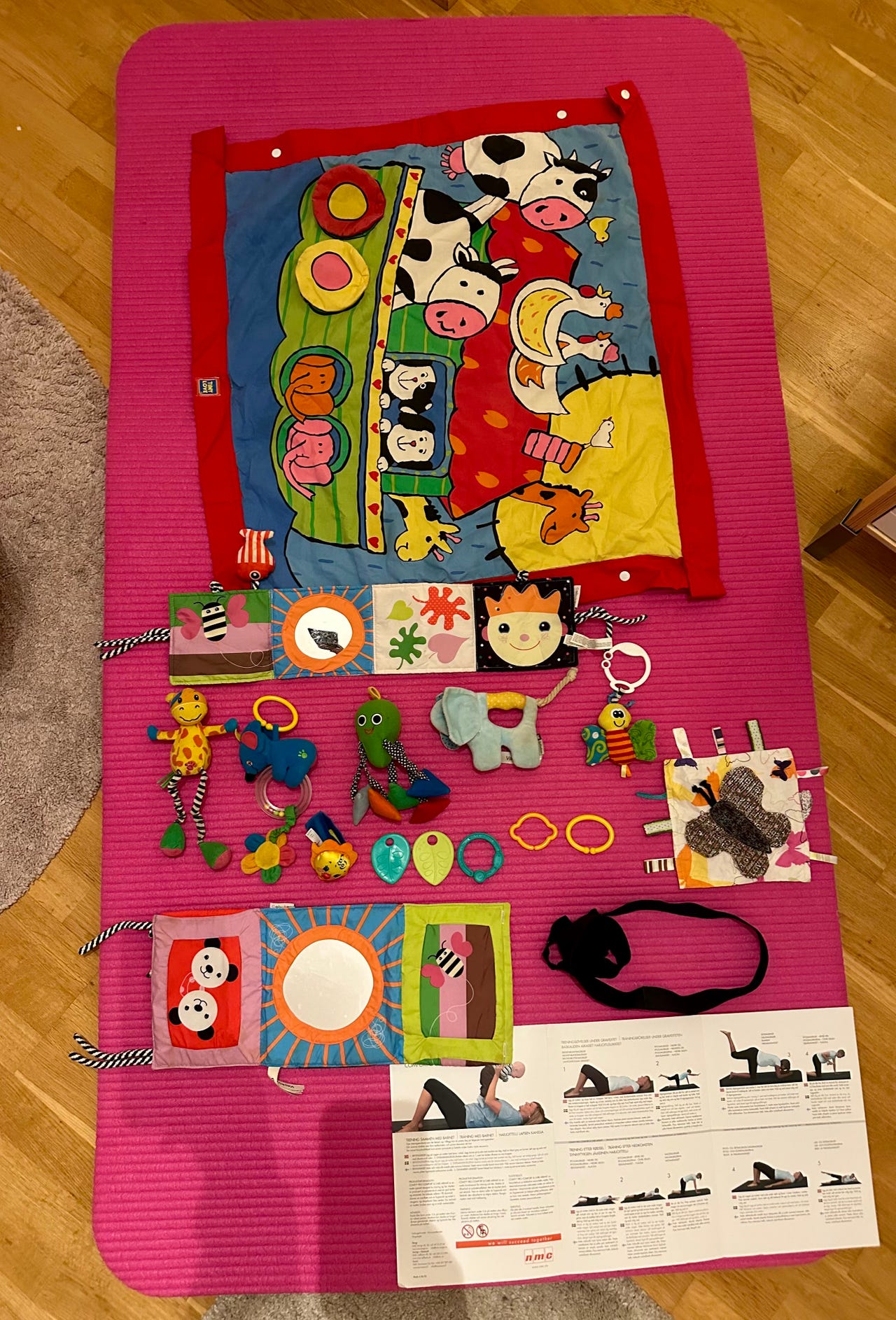 Gaiam Yoga Matte treningsmatte 183 cm rosa M/leker | FINN-torget