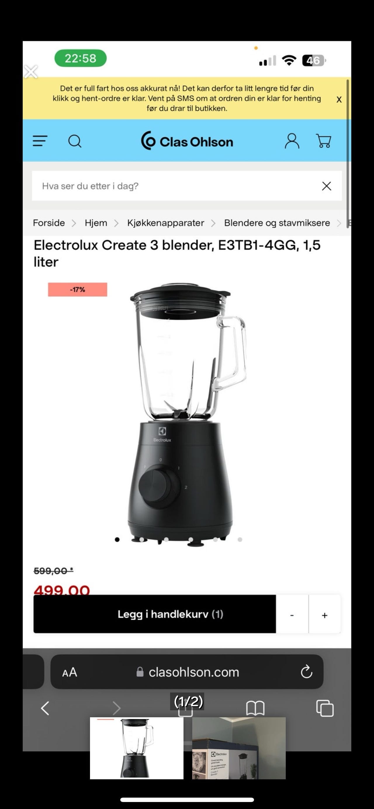 Pent brukt smoothie maskin! | FINN-torget