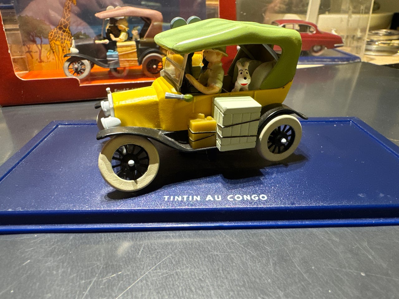 Tintin i Kongo, samlerobjekt-modellbil, Ford T 1910 | FINN-torget