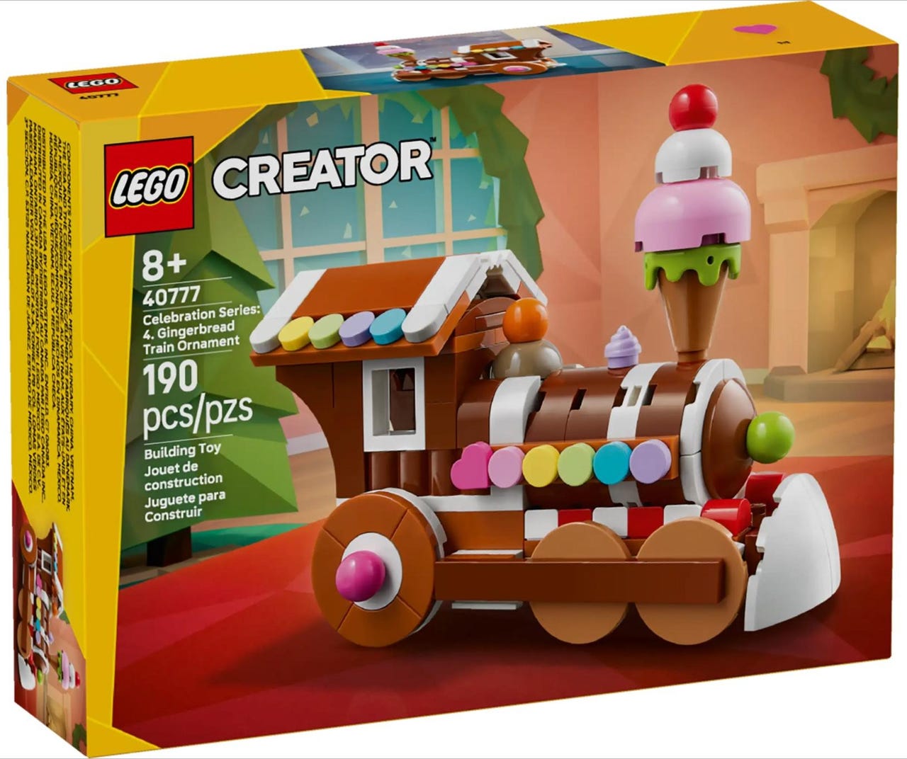 LEGO Celebration Series: Gingerbread Train Ornament 40777 | FINN-torget