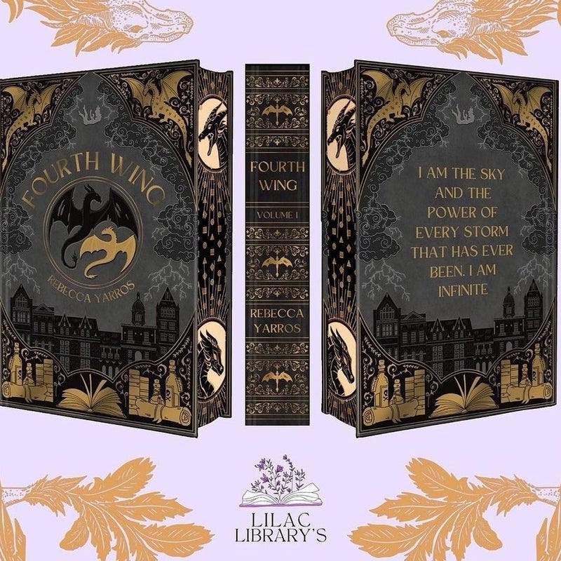 Lilac Library Fourth Wing | FINN-torget