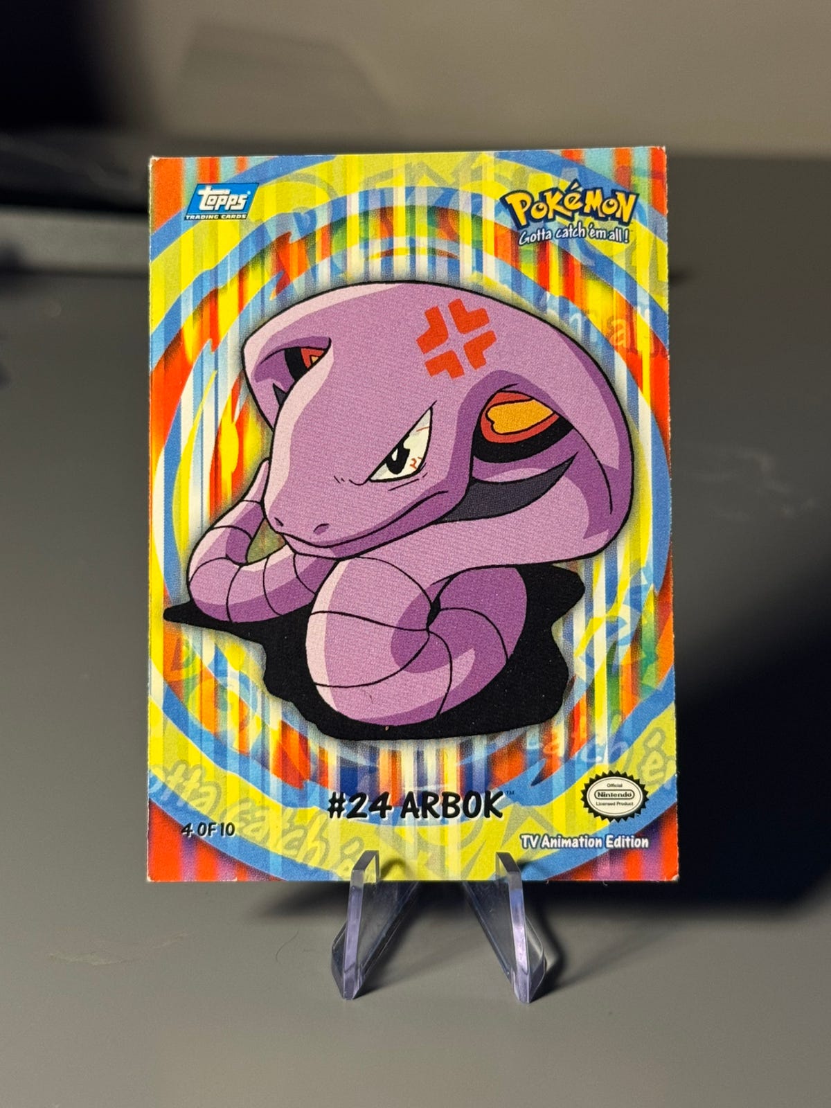 Arbok #4 Pokemon 2000 Topps TV Sticker | FINN-torget