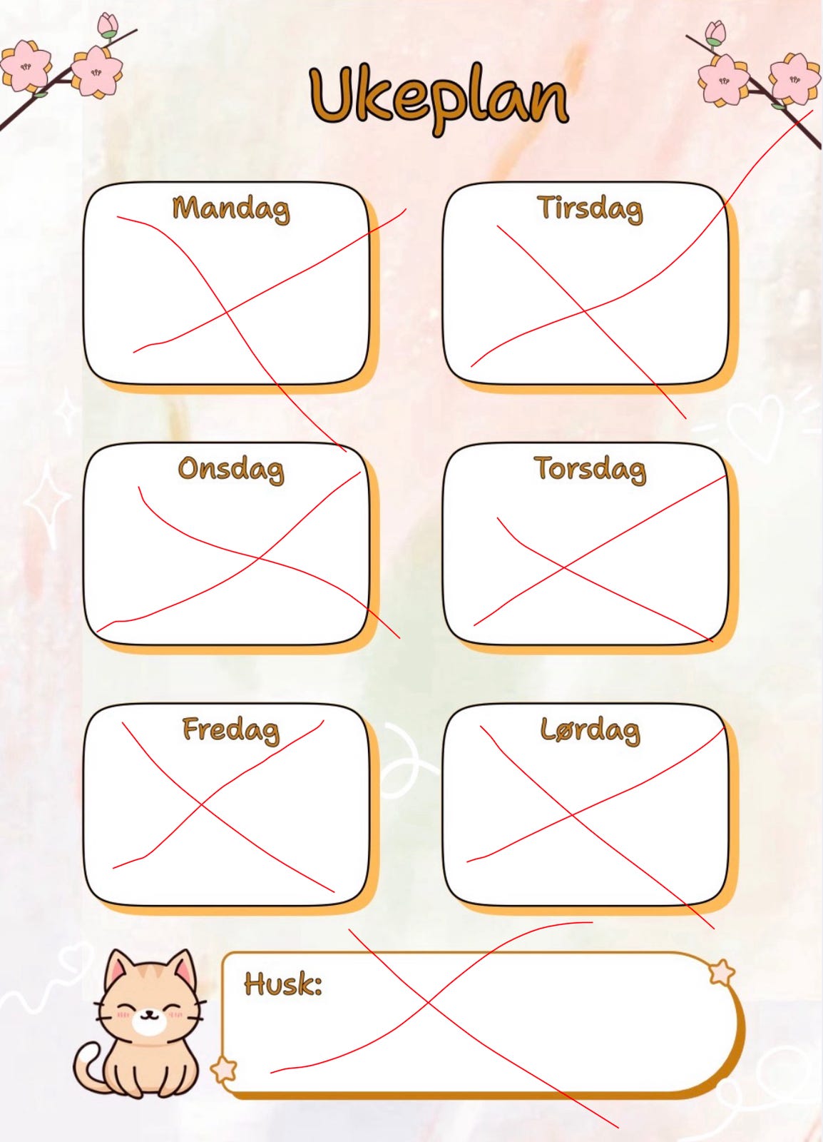 Ukeplan får barn (PDF) | FINN-torget