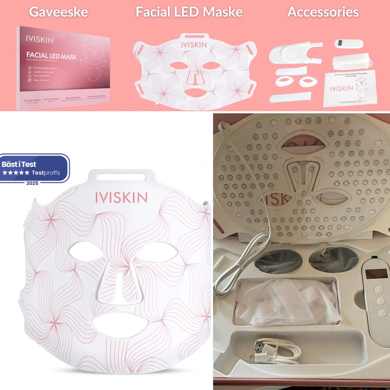 Helt NY IVISKIN Facial Led Mask | FINN-torget